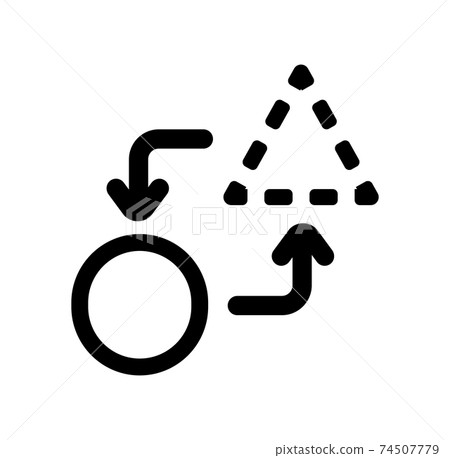 Change / Edit / Move / Edit Vector Icon... - Stock Illustration ...