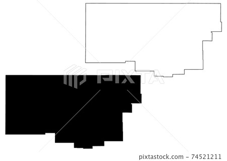 Iron County, State of Utah (U.S. county, United... - Stock Illustration ...