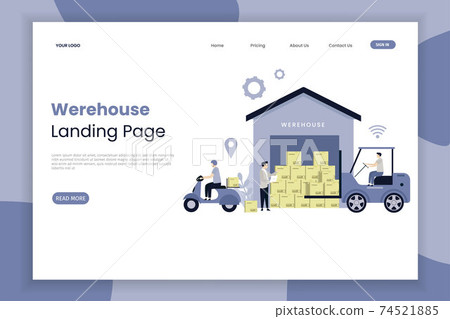 logistic, isometric, distribution - Stock Illustration [74521885] - PIXTA