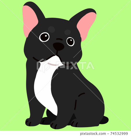 Illustration of a simple and cute brindle... - Stock Illustration ...