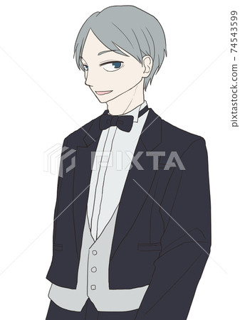 Butler male speaks - Stock Illustration [74543599] - PIXTA