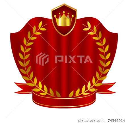 Crown silk icon - Stock Illustration [74546914] - PIXTA