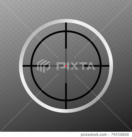 Sniper scope cross. Rifle optical sight... - Stock Illustration ...