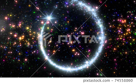 Star Star Glitter Spark Particle Fireworks... - Stock Illustration ...