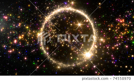 Star Star Glitter Spark Particle Fireworks... - Stock Illustration ...
