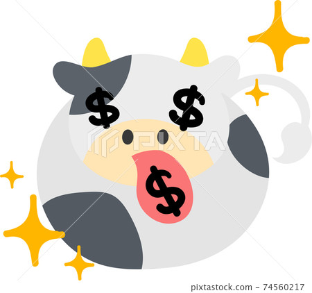 Illustration of a cow that looks like a stuffed... - Stock Illustration ...