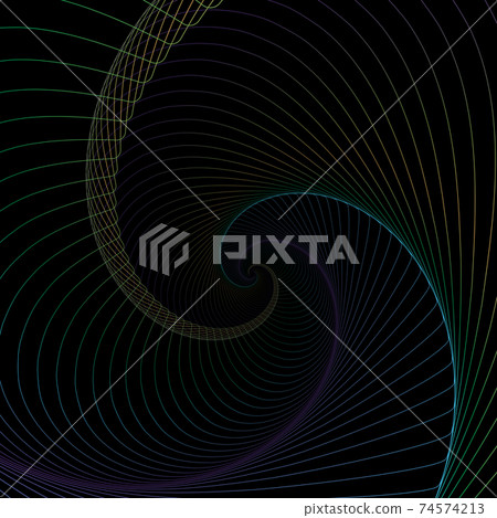 Abstract Geometric Swirl Background Vector... - Stock Illustration ...