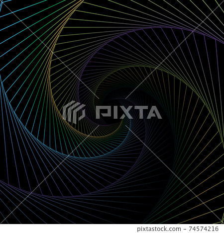 Abstract Geometric Swirl Background Vector... - Stock Illustration ...