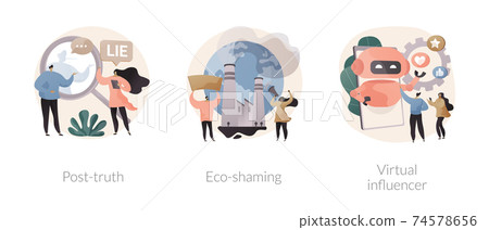 Media influence abstract concept vector... - Stock Illustration ...