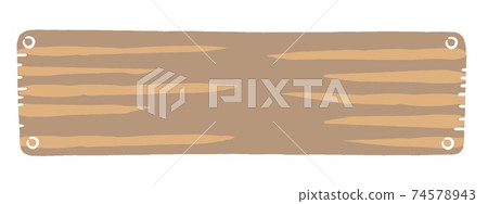 No wooden sign line - Stock Illustration [74578943] - PIXTA