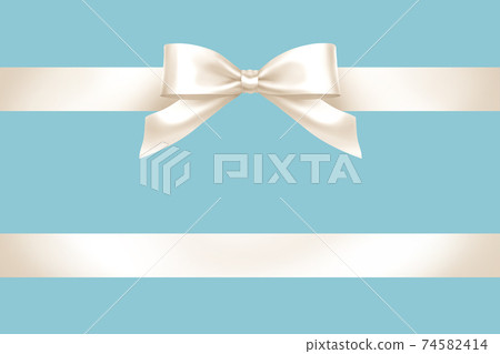 Rich white ribbon illustration - Stock Illustration [74582414] - PIXTA