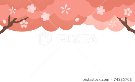Cherry tree frame - Stock Illustration [74585768] - PIXTA
