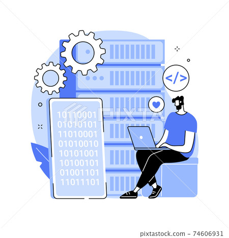 Big data applications abstract concept vector... - Stock Illustration ...