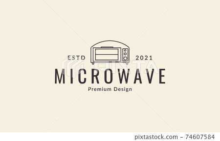 big microwave lines logo design vector icon... - Stock Illustration ...