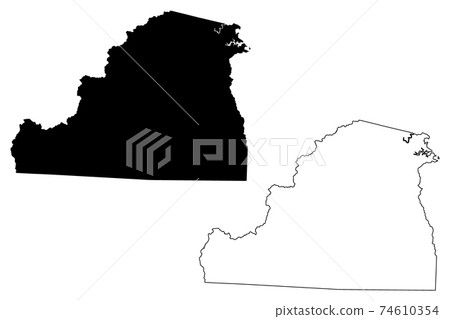 Patrick County, Commonwealth of Virginia (U.S.... - Stock Illustration ...