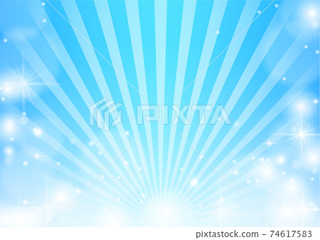 Glitter blue radiation background - Stock Illustration [74617583] - PIXTA