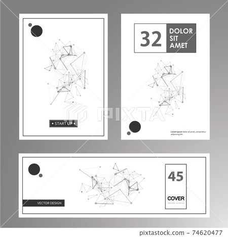 Network connection structure brochure. Poster,... - Stock Illustration ...