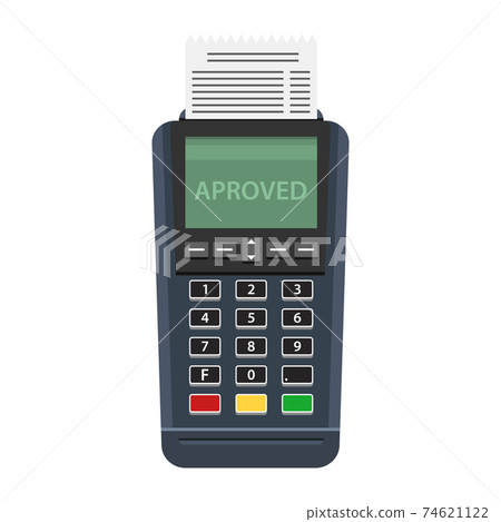 Pos machine vector design illustration isolated... - Stock Illustration ...