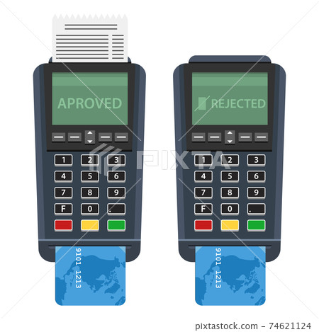 Pos machine vector design illustration isolated... - Stock Illustration ...