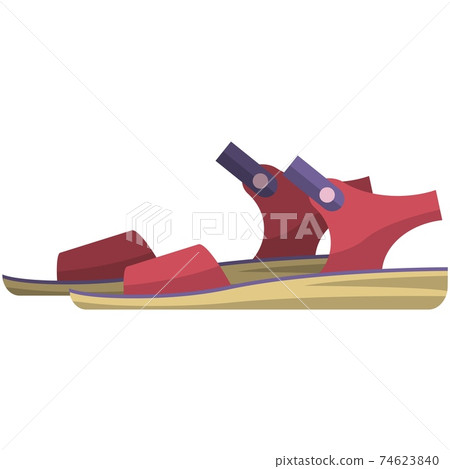 Baby sandals vector isolated on white background - Stock Illustration ...