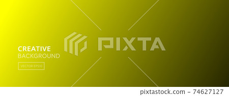 Abstract yellow gradient color banner background - Stock Illustration ...