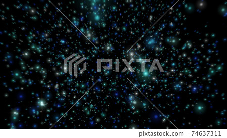 Image floating in beautiful stars - Stock Illustration [74637311] - PIXTA