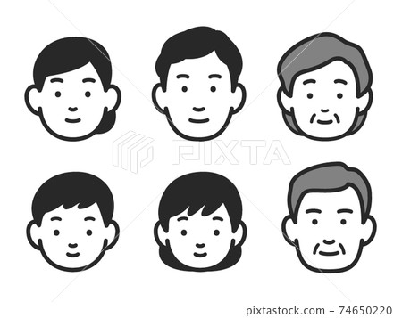 3rd generation family icon - Stock Illustration [74650220] - PIXTA