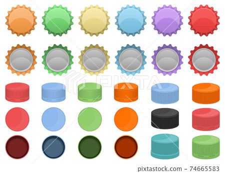 Bottle cap vector design illustration isolated... - Stock Illustration ...