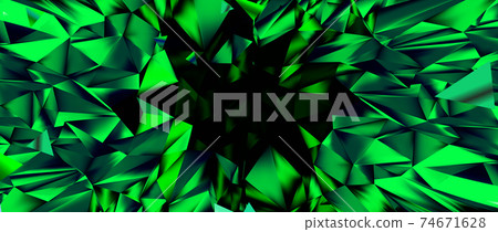 Abstract green crystal shattering background - Stock Illustration ...