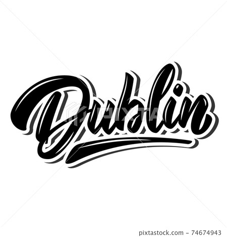 Dublin (capital of republic of Ireland).... - Stock Illustration ...