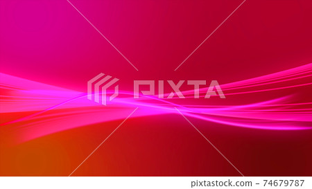 Red digital wave wave background material - Stock Illustration ...