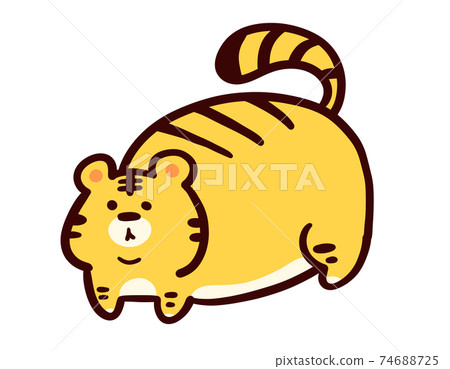Fat tiger - Stock Illustration [74688725] - PIXTA