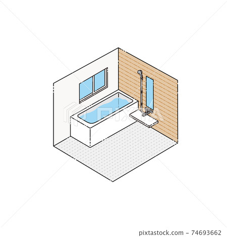 Bath: System bath (isometric) - Stock Illustration [74693662] - PIXTA