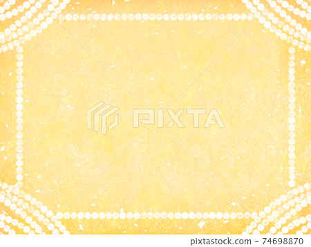 Elegant pearl frame and sparkling yellow gold... - Stock Illustration ...