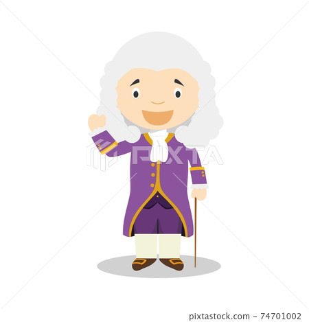 Voltaire cartoon character. Vector...-插圖素材 [74701002] - PIXTA圖庫