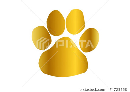 t paw print logo on white background....-插圖素材 [74725568] - PIXTA圖庫