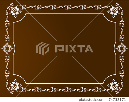 Fantasy card background frame material... - Stock Illustration ...