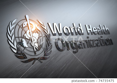 World Health Organization sign and symbol. - Stock Illustration ...