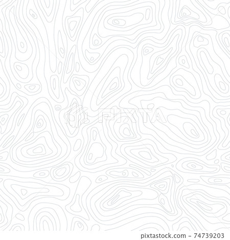 Line Topographic Map Seamless Pattern - Stock Illustration [74739203 ...