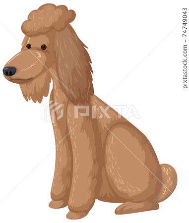 Brown Puddle cartoon style on white background-插圖素材 [74749043] - PIXTA圖庫