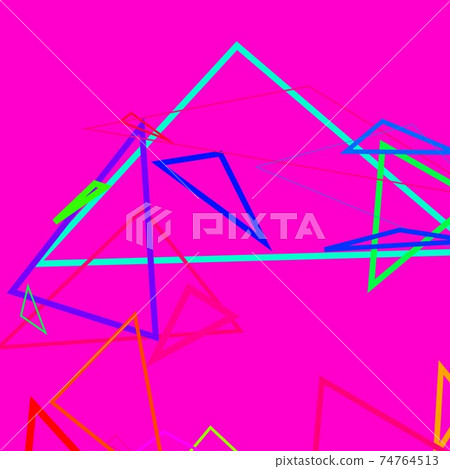 Abstract triangle beautiful vivid colorful - Stock Illustration ...