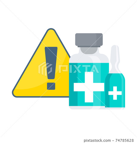 Contraindications for vaccination. Quality... - Stock Illustration ...