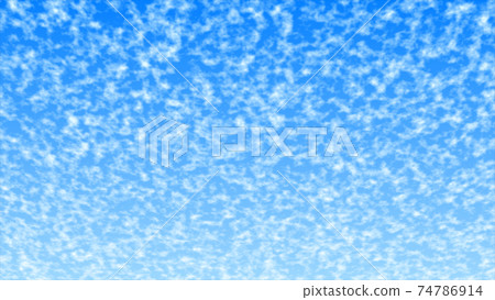 Sky and clouds Particle CG background - Stock Illustration [74786914 ...
