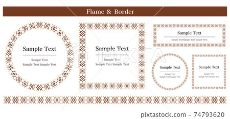 Decorative rule, box rule (decorative vector... - Stock Illustration ...