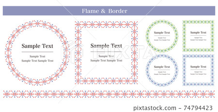 Decorative rule, box rule (decorative vector... - Stock Illustration ...