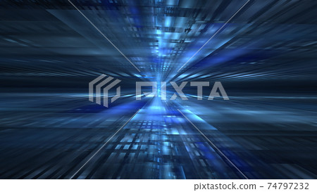 Cyber image horizon - Stock Illustration [74797232] - PIXTA