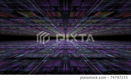 Cyber image horizon - Stock Illustration [74797255] - PIXTA