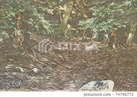 Mountain path - Stock Illustration [74798772] - PIXTA