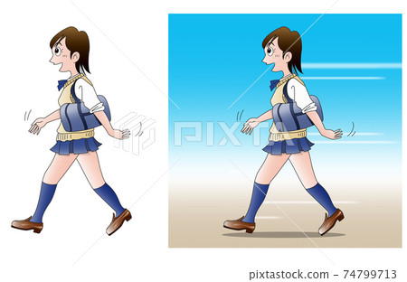 Walk 2 - Stock Illustration [74799713] - PIXTA