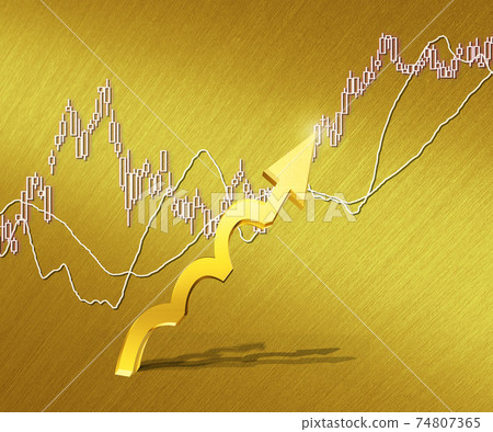 Step up of rising stock prices - Stock Illustration [74807365] - PIXTA